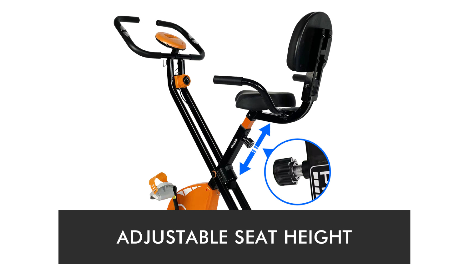 PROTRAIN X-Bike Folding Recumbent Bike with Silent Magnetic System ...
