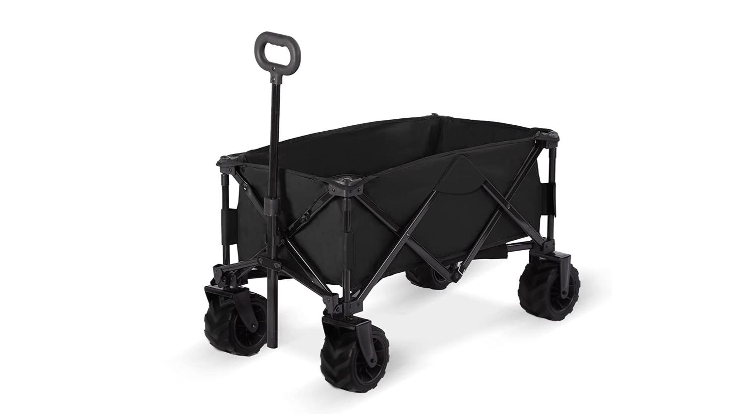 TSB Living Seaton Folding Canvas Wagon - Black | Harvey Norman New Zealand