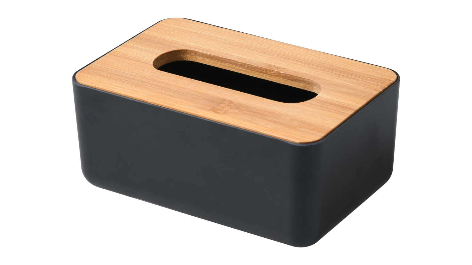 TAKARA Bamboo Tissue Box Small - Black | Harvey Norman New Zealand