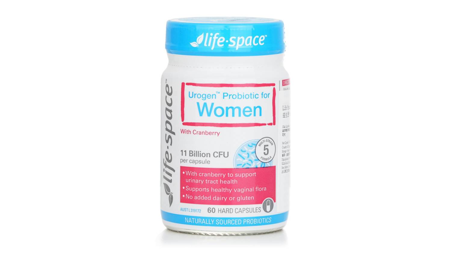 Life Space Urogen Probiotic For Women With Cranberry - 60capsules ...
