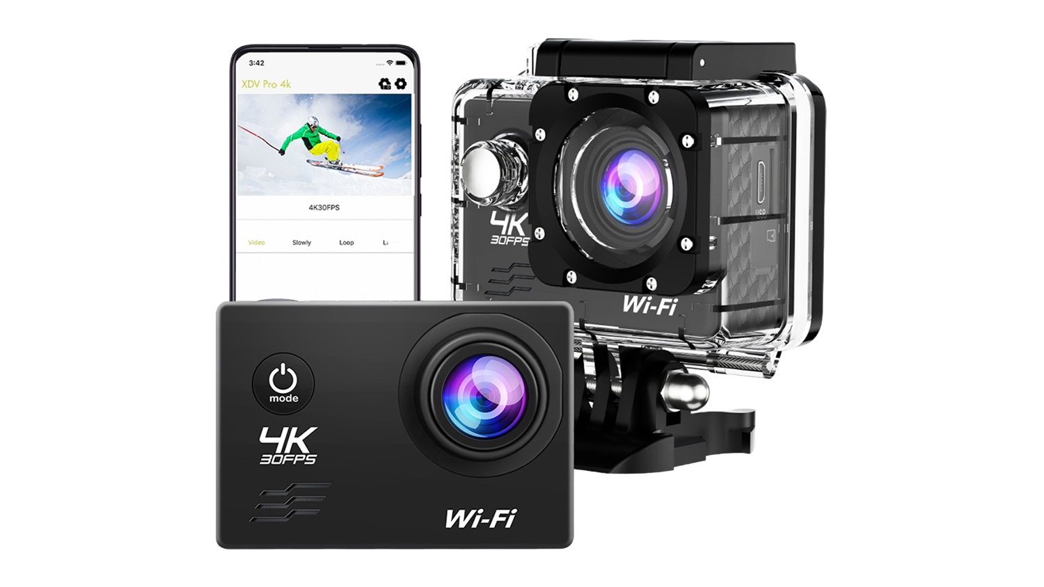 PULSE XDV ONE Action Camera - Black | Harvey Norman New Zealand