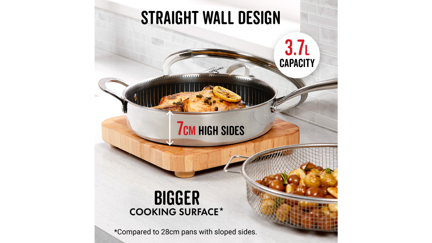 As Seen On TV Copper Chef Titan Pan - Stainless Steel | Harvey Norman ...