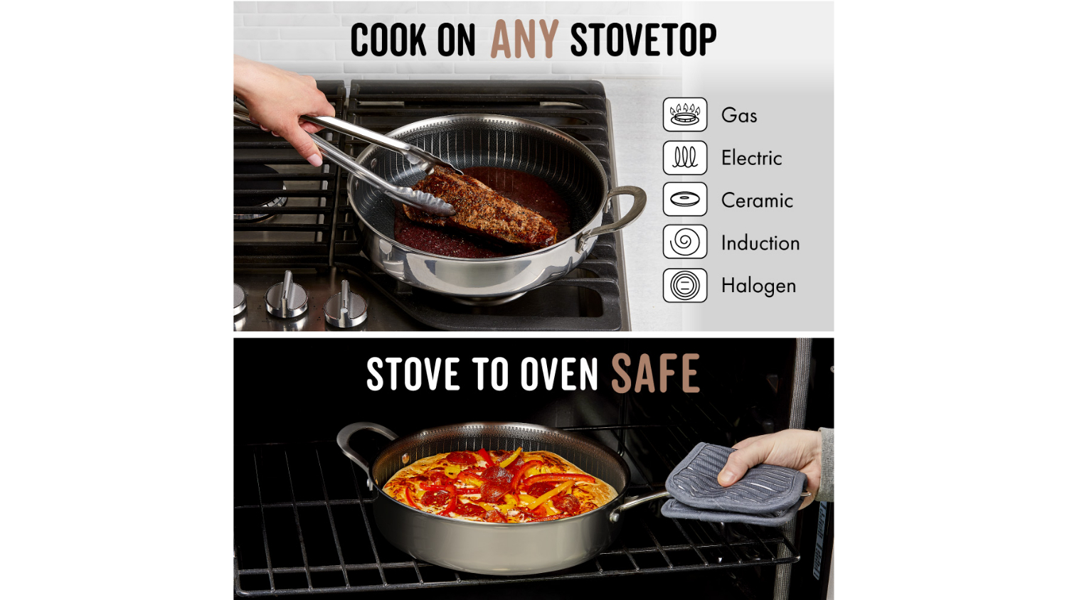 As Seen On TV Copper Chef Titan Pan - Stainless Steel | Harvey Norman ...