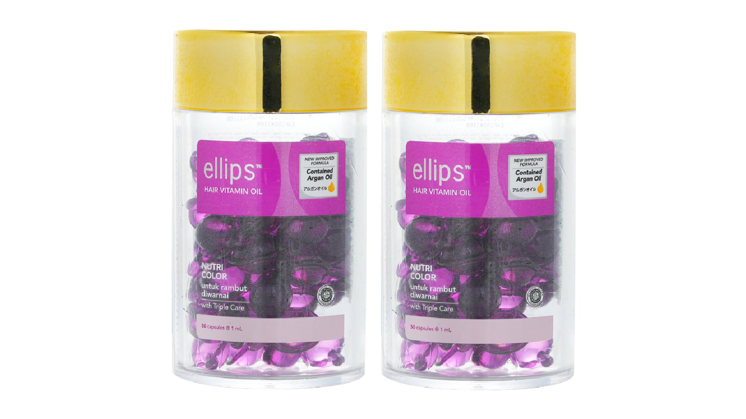 Ellips Hair Vitamin Oil - Nutri Color - 2x50capsules | Harvey Norman ...