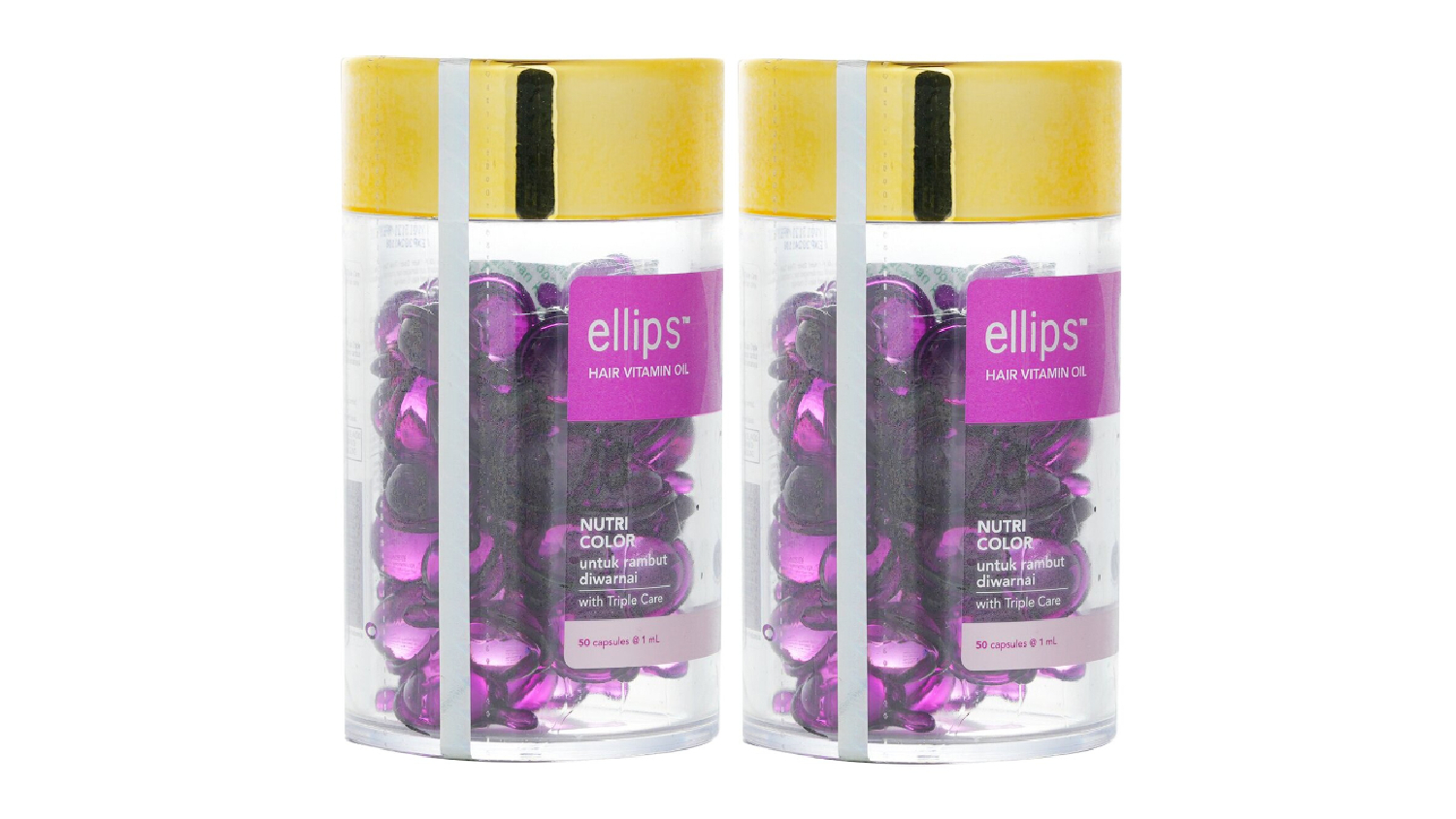 Ellips Hair Vitamin Oil - Nutri Color - 2x50capsules | Harvey Norman ...