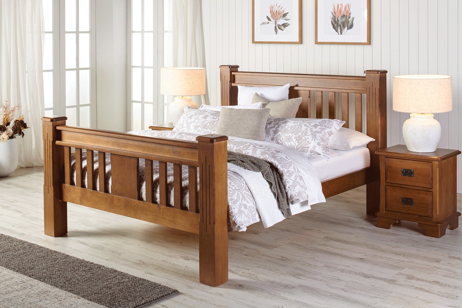 Harvey norman wooden bed frame store