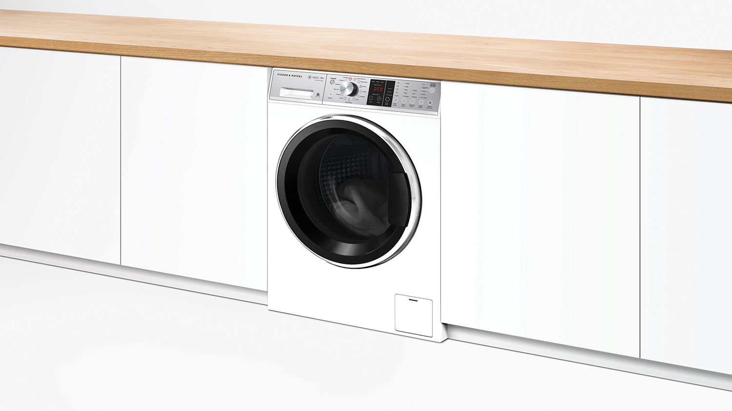 Fisher & Paykel 11kg 14 Program Front Loading Washing Machine - White ...