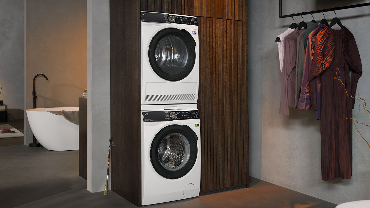 AEG 9kg 12 Program Front Loading Washing Machine - White (8000 Series ...