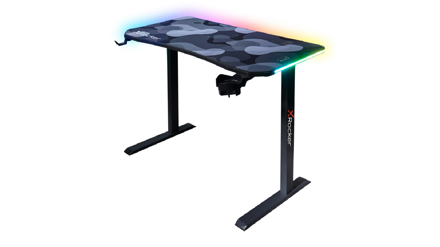 X Rocker Cobra RGB Gaming Desk with NeoMotion LED Lighting 110cm ...