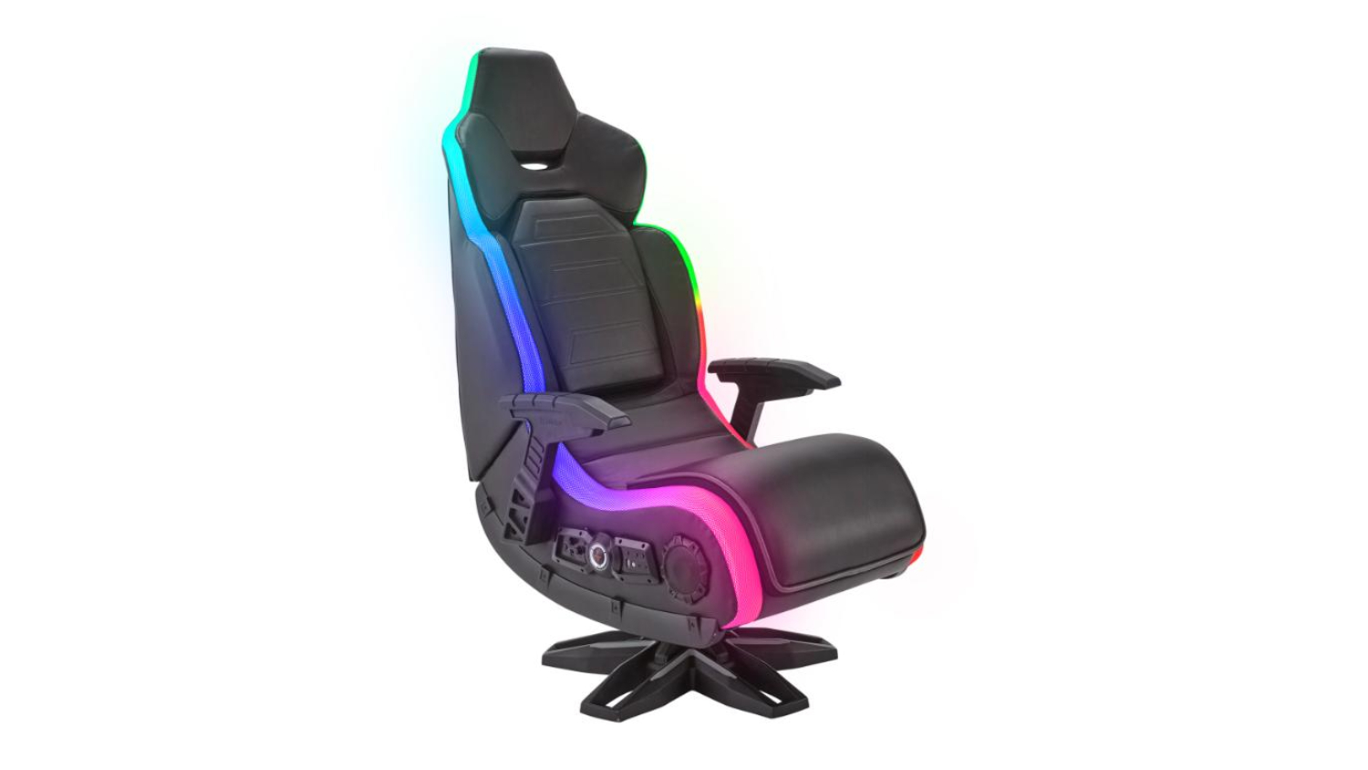 X Rocker Evo Elite NeoMotion RGB 4.1 Wireless Audio Gaming Rocker Chair ...