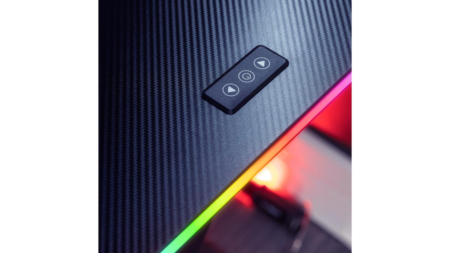 X Rocker Pulsar RGB Gaming Desk with NeoMotion LED Lighting 140cm with ...