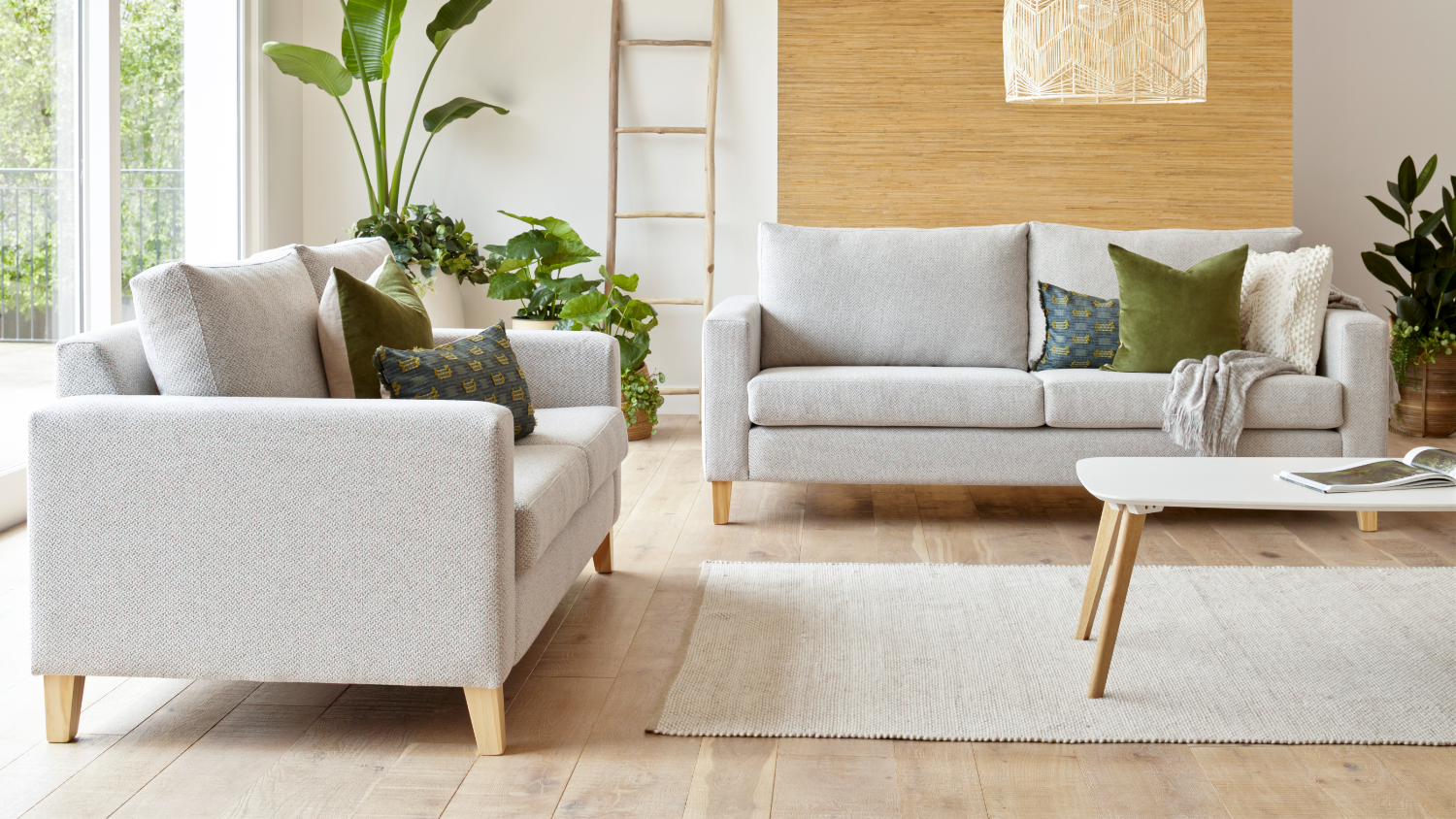 Harper 2 Piece Fabric Lounge Suite | Harvey Norman New Zealand