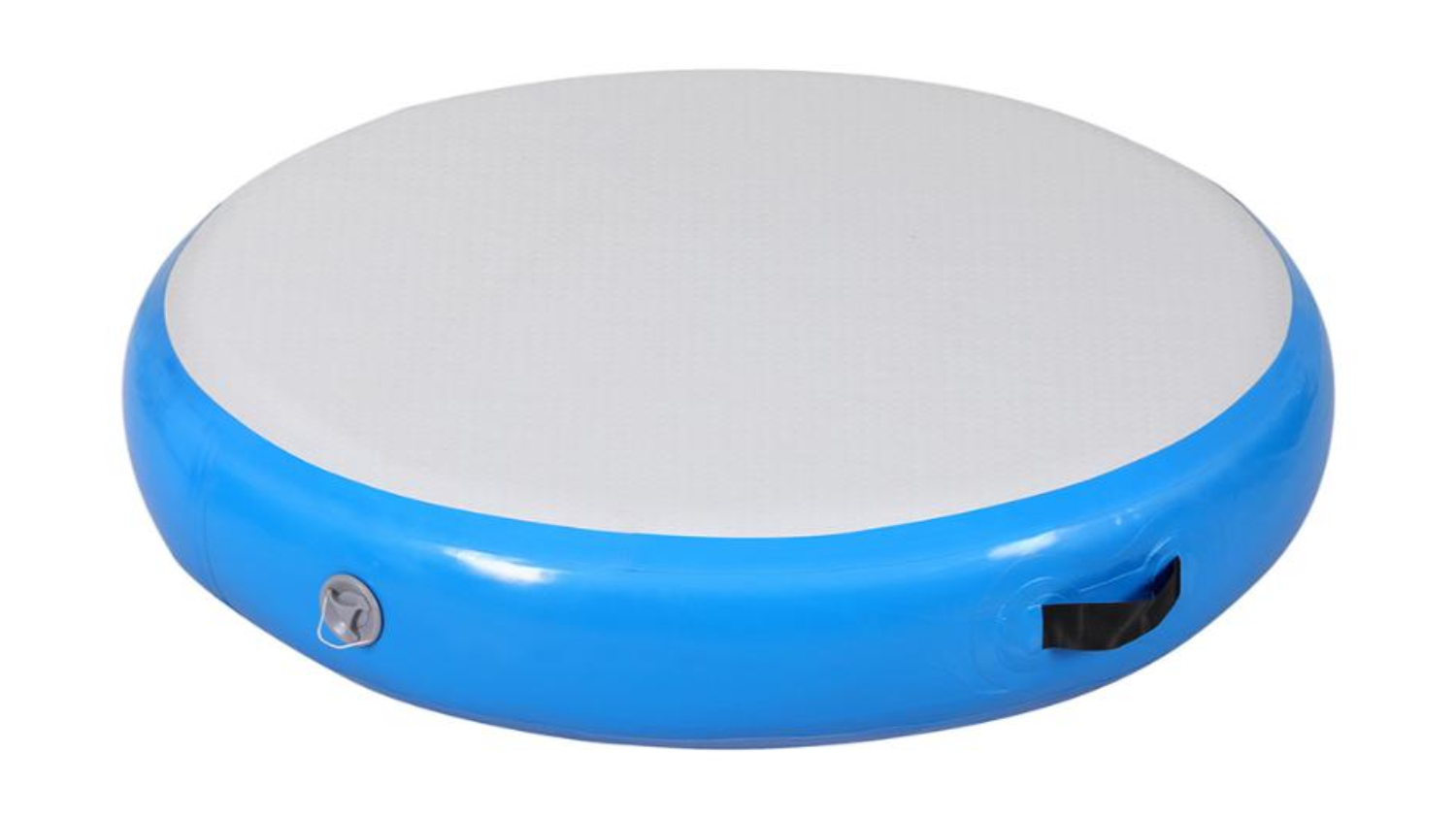 Everfit Inflatable Round Air Track Mat 1m x 1m - Blue | Harvey Norman ...