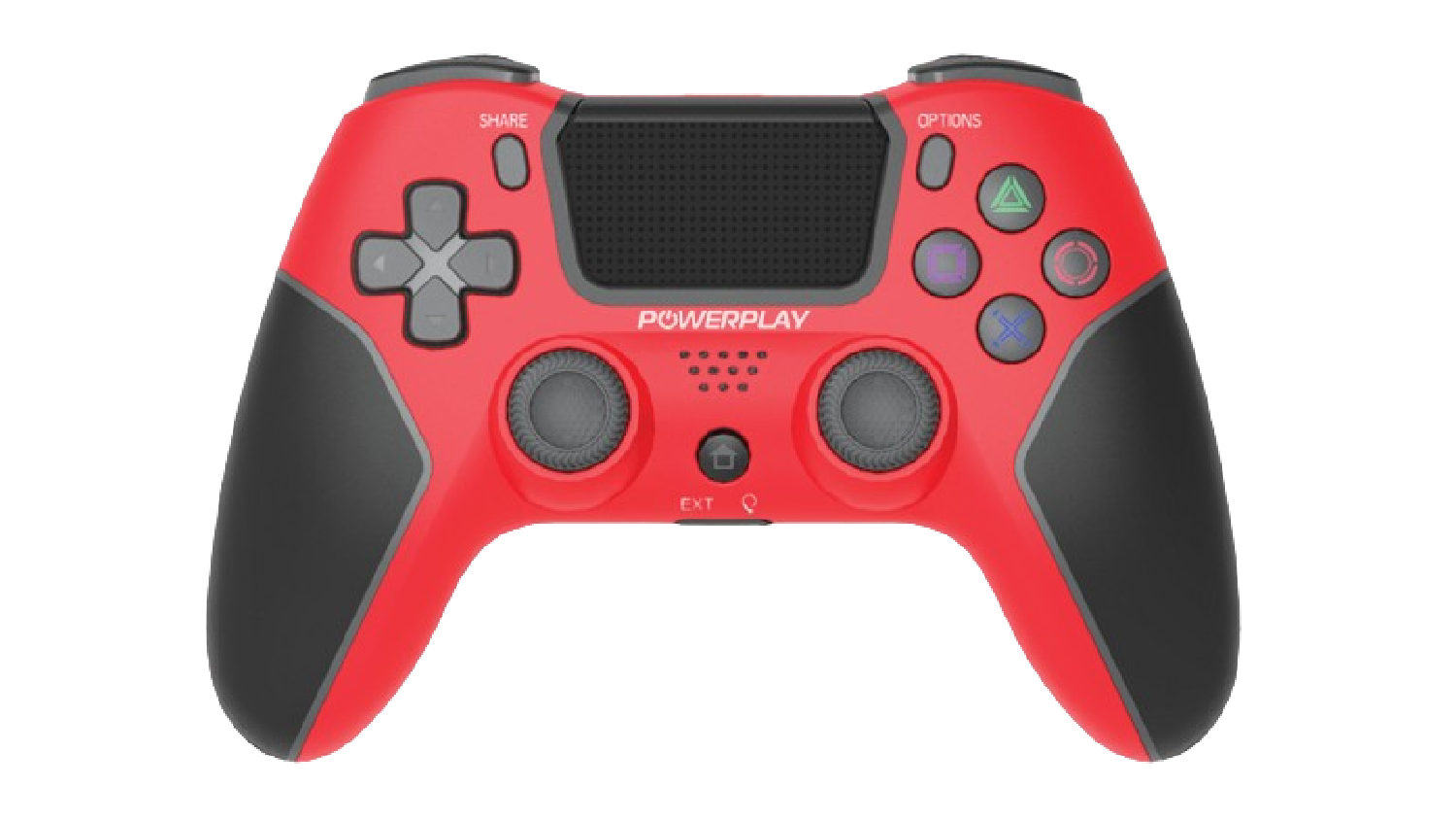 PowerPlay Wireless Playstation 4 Controller with AUX Plug - Red ...