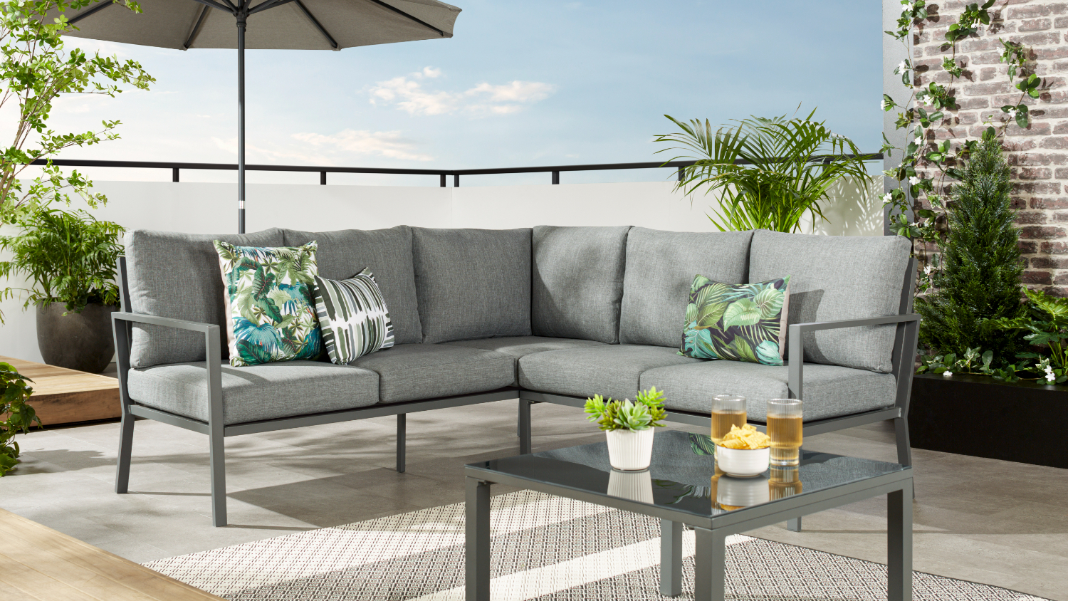 Outdoor Corner New Coastal Outdoor Setting For Higlett House — Adore