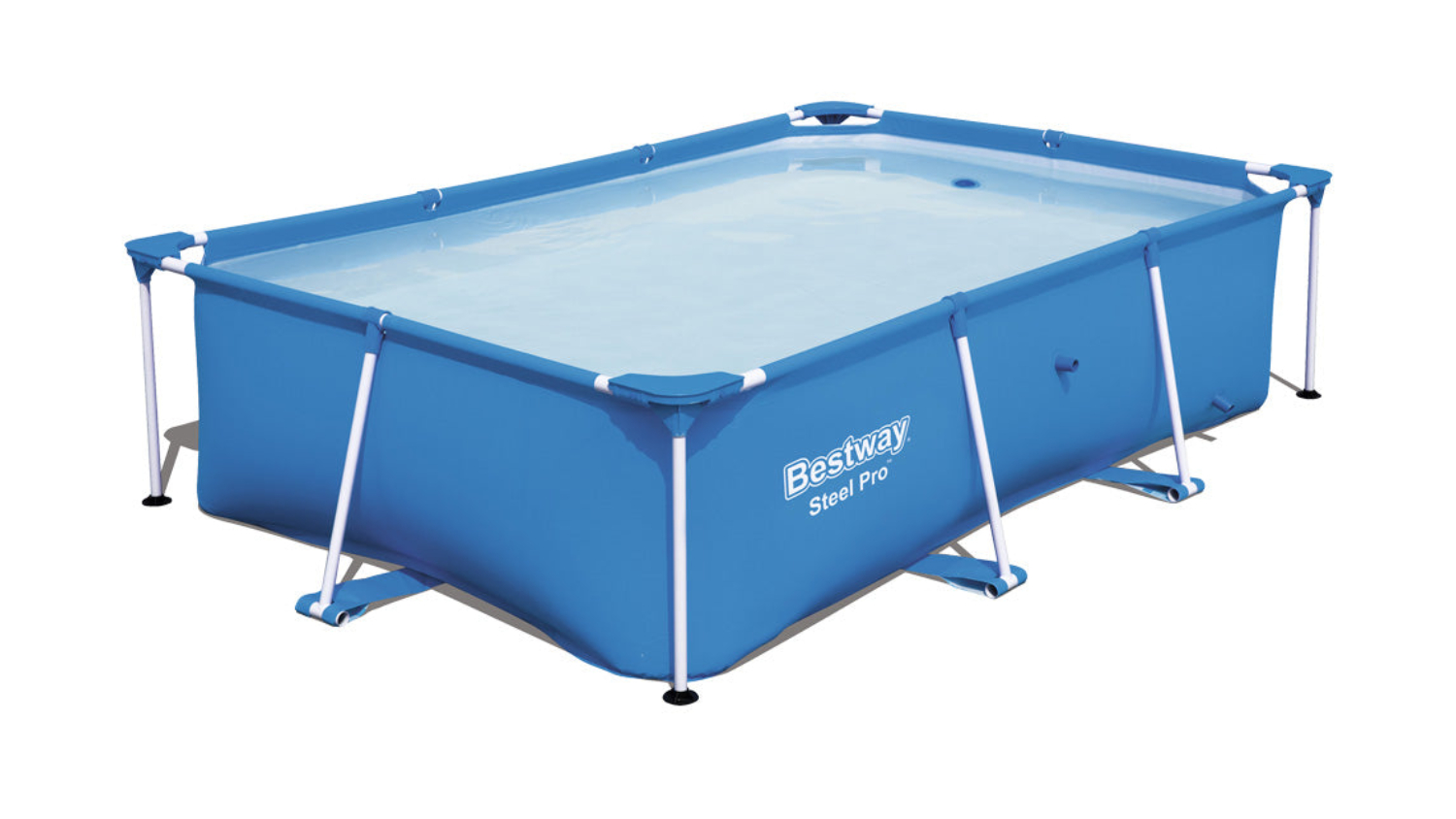 Bestway Steel Pro Rectangular Above Ground Pool 2.6m x 1.7m x 61cm ...