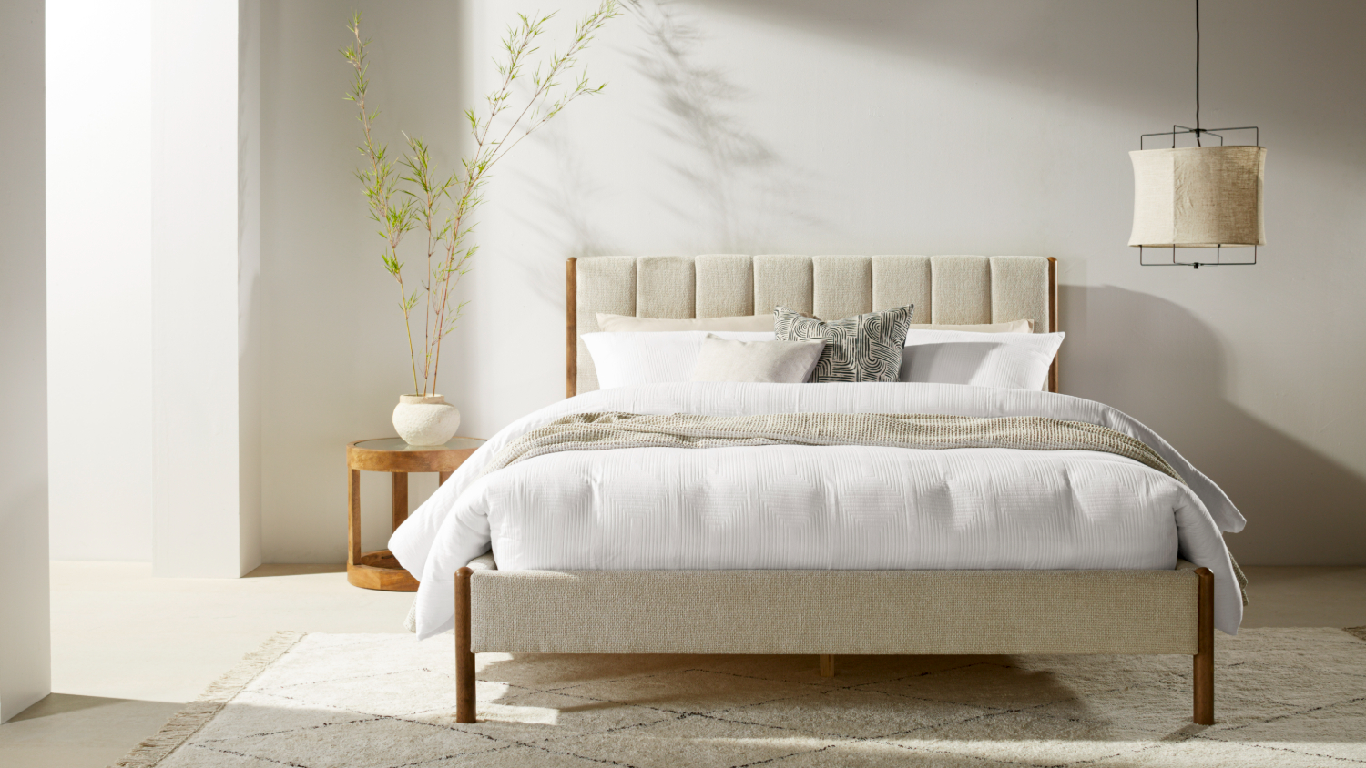 Benton white bed frame store