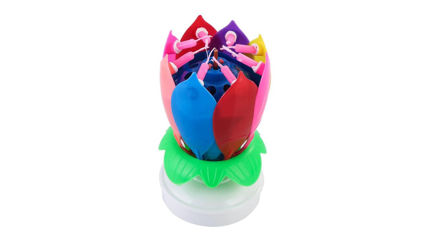 Hod Lotus Flower Cake Candle Colourful | Harvey Norman New Zealand