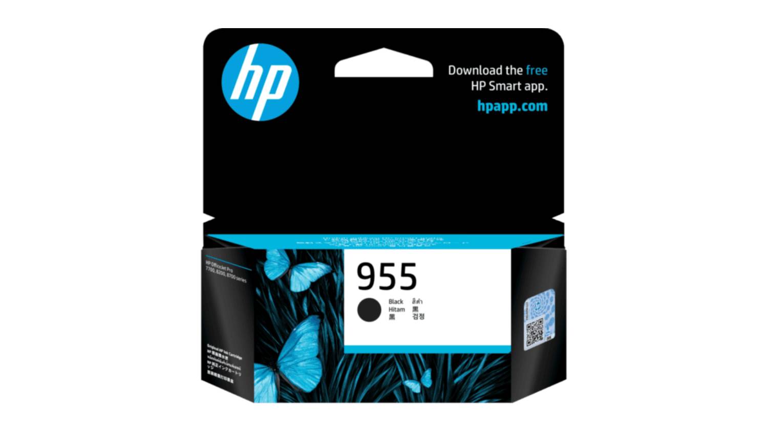 HP 955 Ink Cartridge 23.5ml - Black (L0S60AA) | Harvey Norman New Zealand